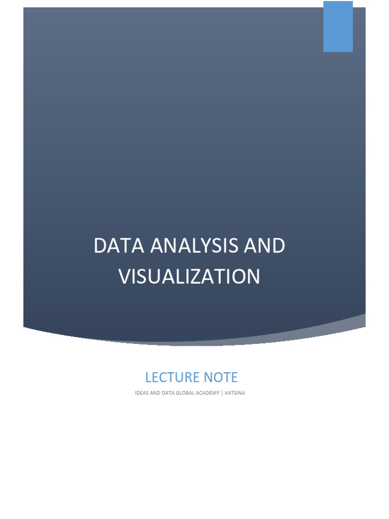 Data Analysis Ideas & Data | Download Free PDF | Data Analysis | Statistics