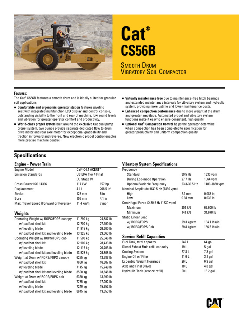 CS56B Specalog HRC | PDF | Engines | Motor Vehicle
