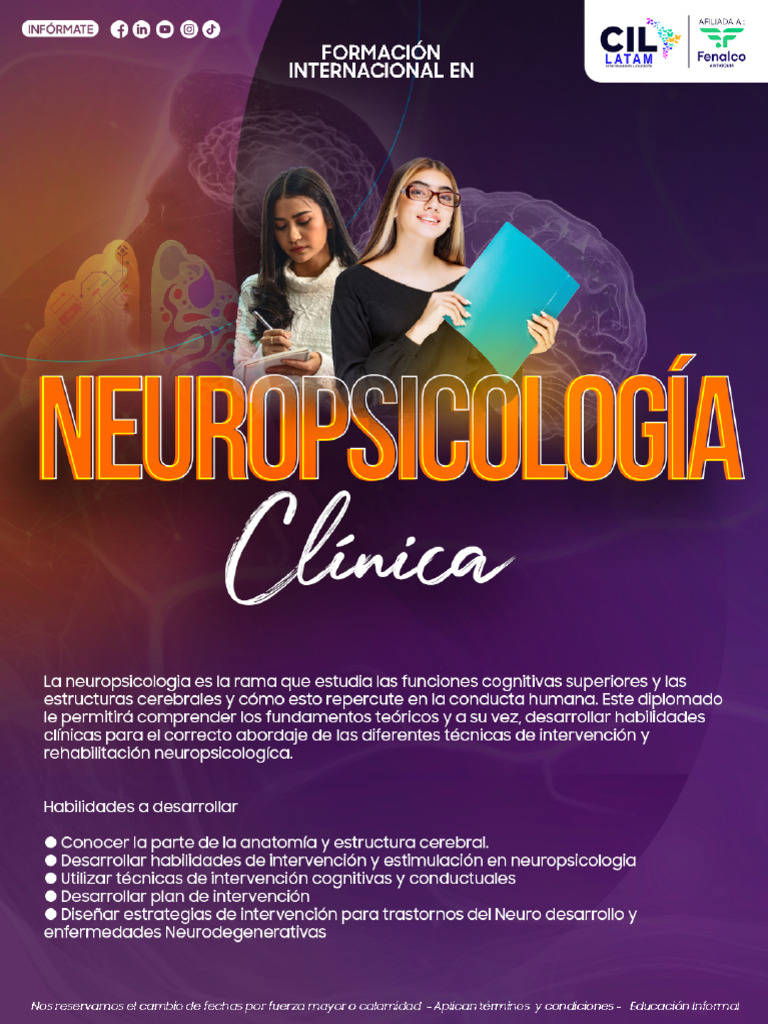 Neuropsicología Clínica-Brouchure | PDF