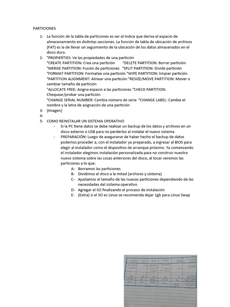 Particiones AP | PDF