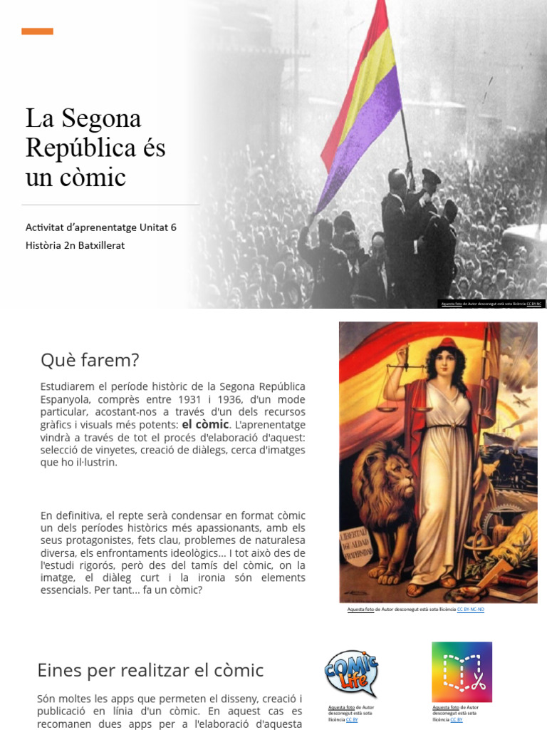 La Segona República És Un Còmic | PDF