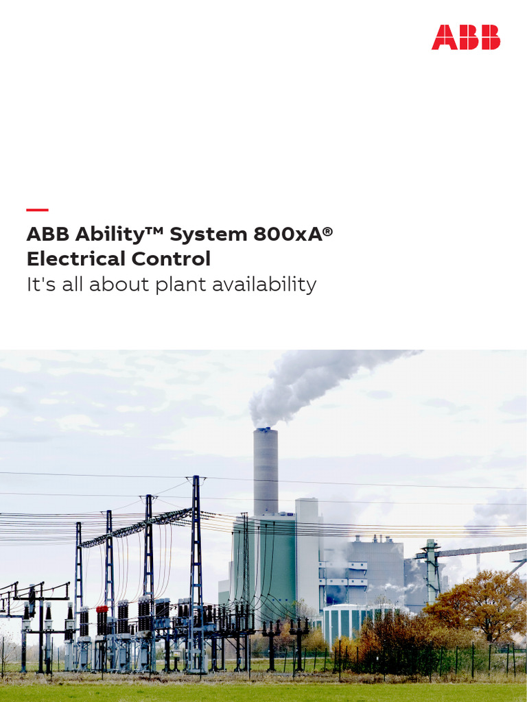 3BSE062087 en D System 800xa Electrical Control - It's All About Plant Availability | PDF ...