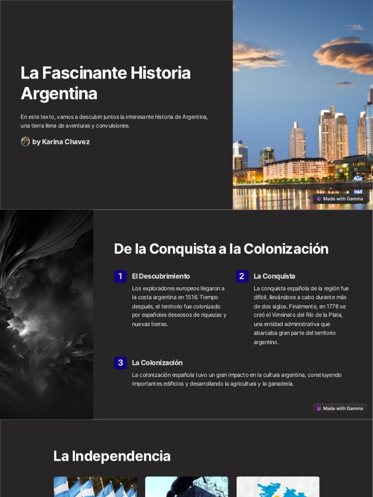 La Fascinante Historia Argentina | PDF | Argentina