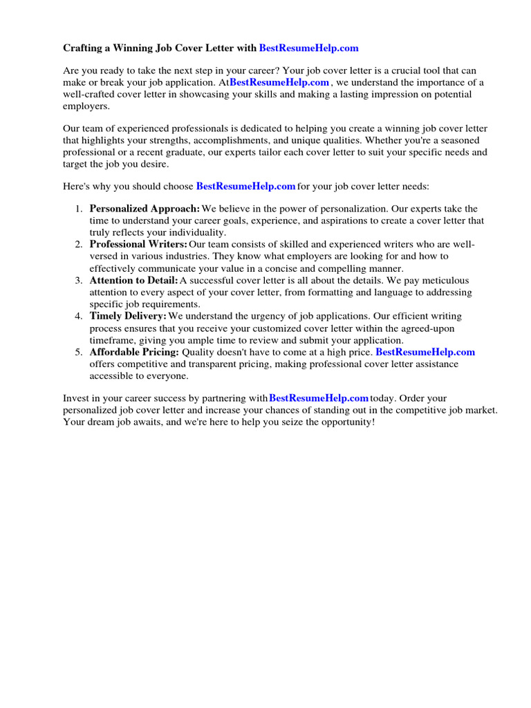 Job Cover Letter Opening | PDF | Résumé | Experience