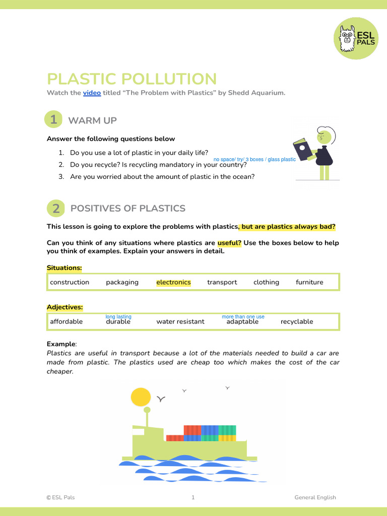 SV Plastic Pollution | PDF | Recycling | Waste