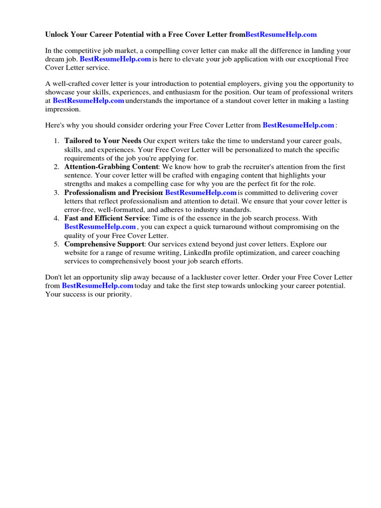 Free Cover Letter Samples | PDF | Résumé | Banks