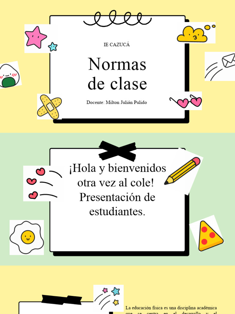 Normas Educación Fisica. | PDF
