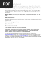 Formal Letter Format with Cc Example | PDF | Punctuation | Communication