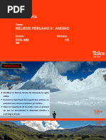 Relieve Andino del Perú: Tipos y Características | PDF | Andes | Volcán