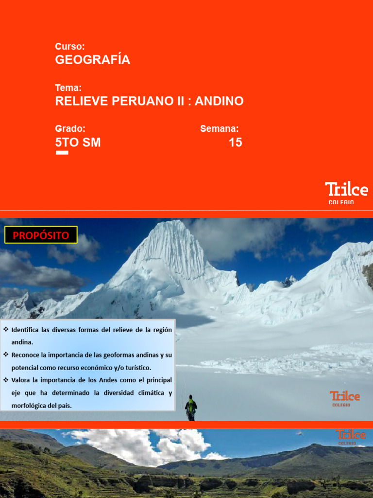 Gf-5to SM - Relieve Peruano II | PDF | Andes | Paisaje