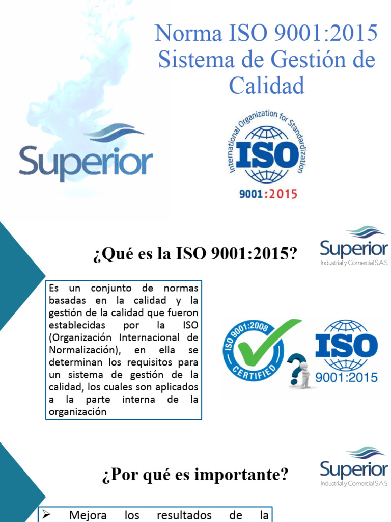 Capacitación Norma ISO 9001 | Descargar gratis PDF | Calidad (comercial ...