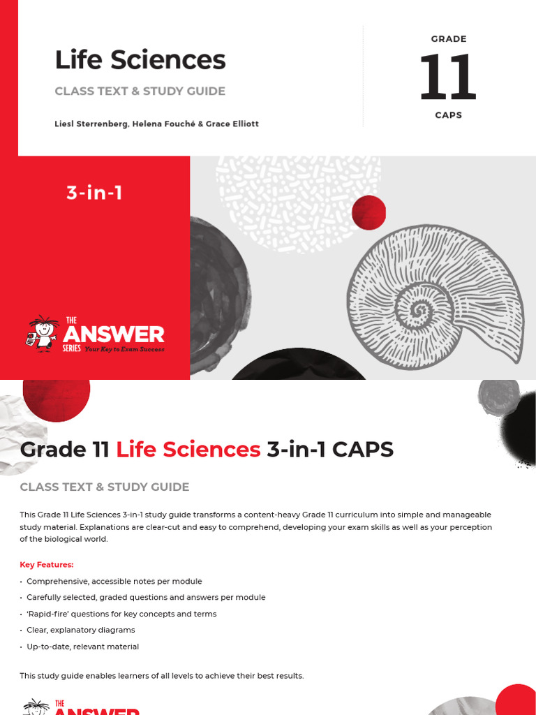 GR 11 Life Sciences CAPS 3 in 1 Extracts | PDF | Kidney | Animal Anatomy