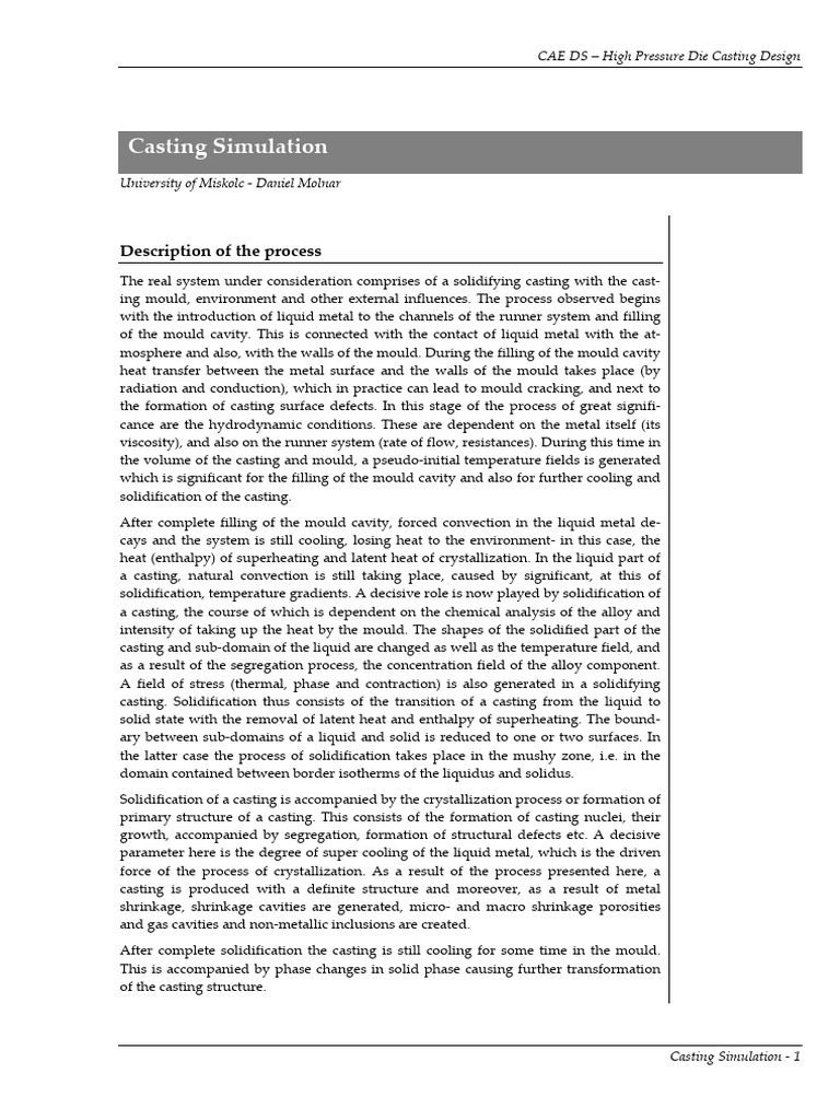 Very Good Explanation of Parameters That Affect Solification of A ...