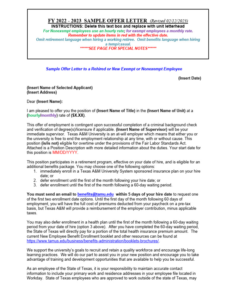 408 Offer Letters | PDF | Employment | Economies