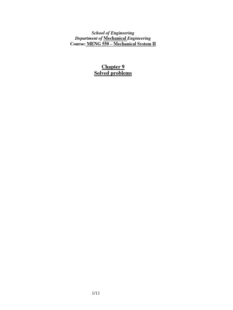 Chapter 9 - Solved Problems | PDF | Gear | Mechanical Engineering Chapter 9 - Solved Problems | PDF | Gear | Mechanical Engineering
