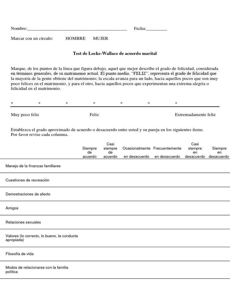 Locke Wallace | PDF | Felicidad | Matrimonio