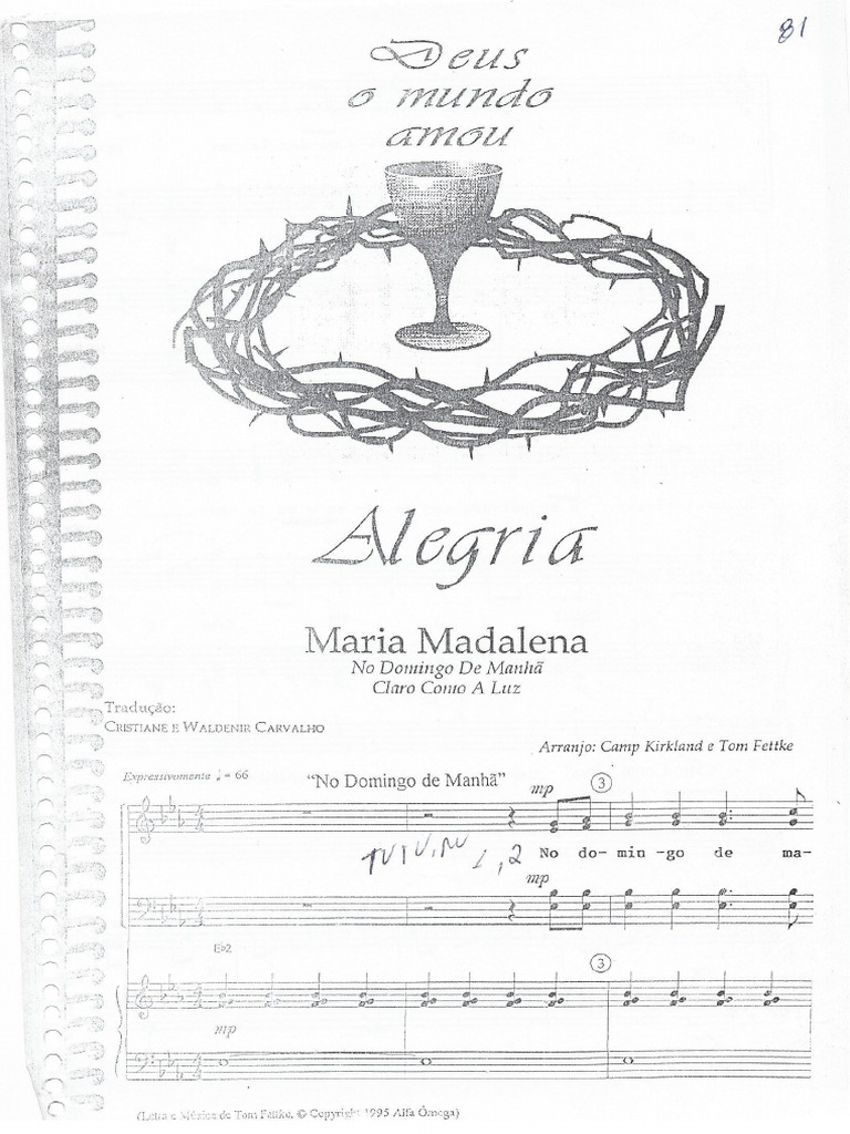PDF - Músicas Deus o Mundo Amou | PDF PDF - Músicas Deus o Mundo Amou | PDF