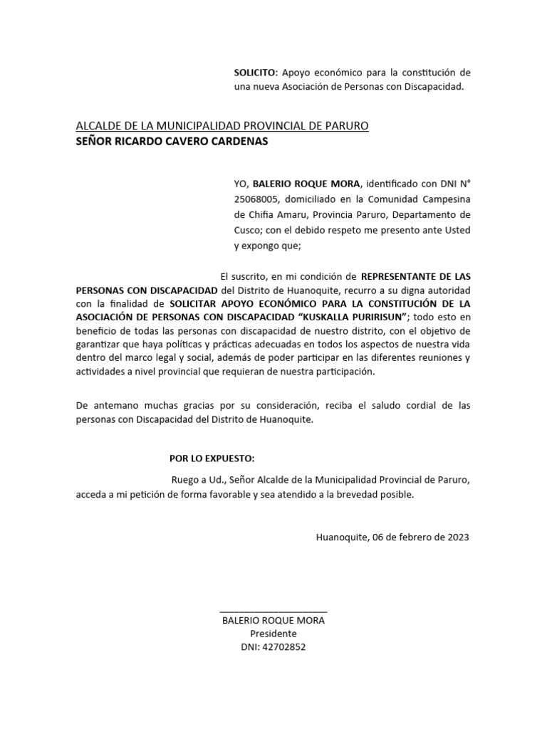 SOLICITUD | PDF | Gobierno