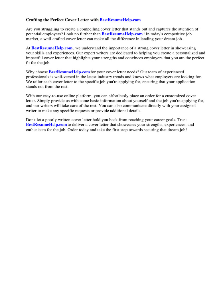 How To Write A Cover Letter With No Work Experience | PDF | Résumé ...