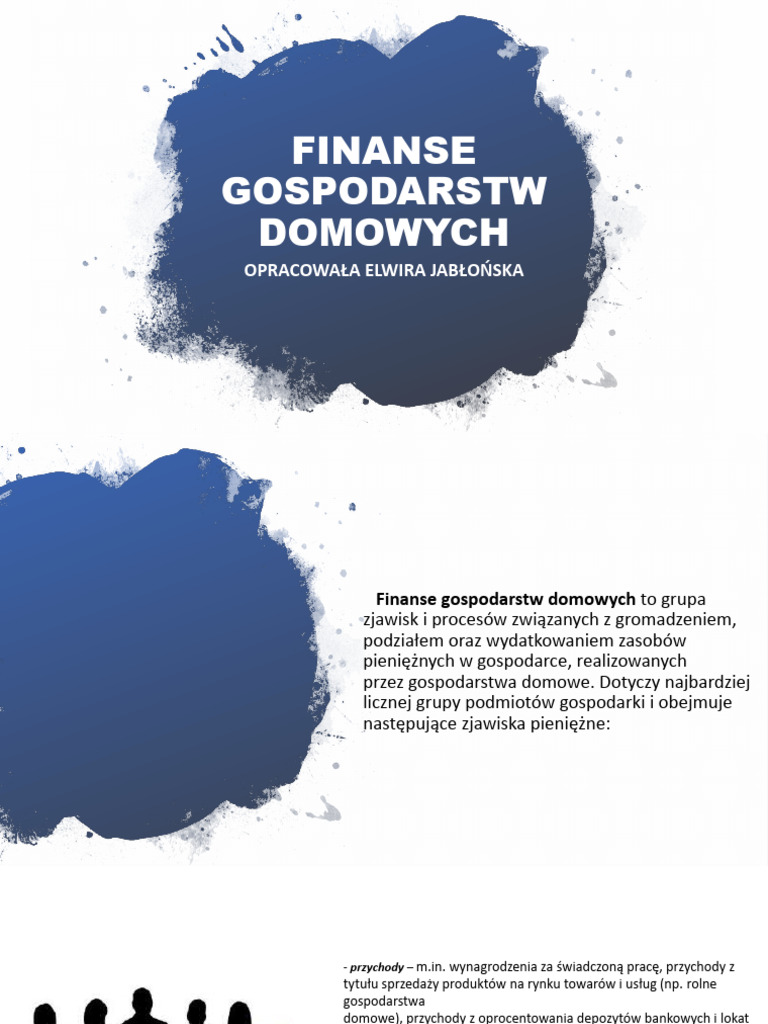 Finanse Gospodarstw Domowych | PDF