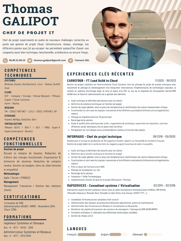 CV Thomas GALIPOT 2023 1698657094 | PDF