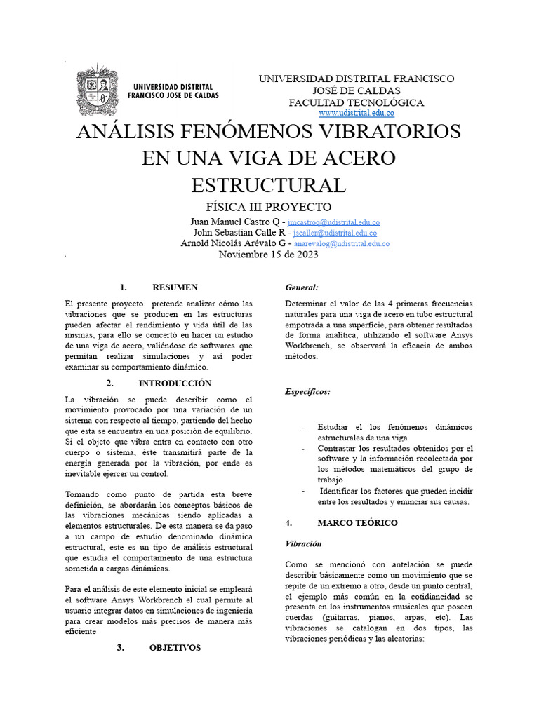 Proyecto | PDF | Olas | Frecuencia
