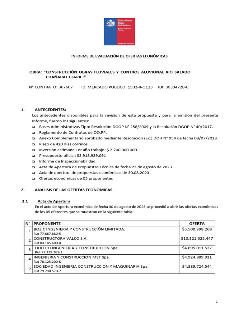 Informe Economico | PDF | Economias