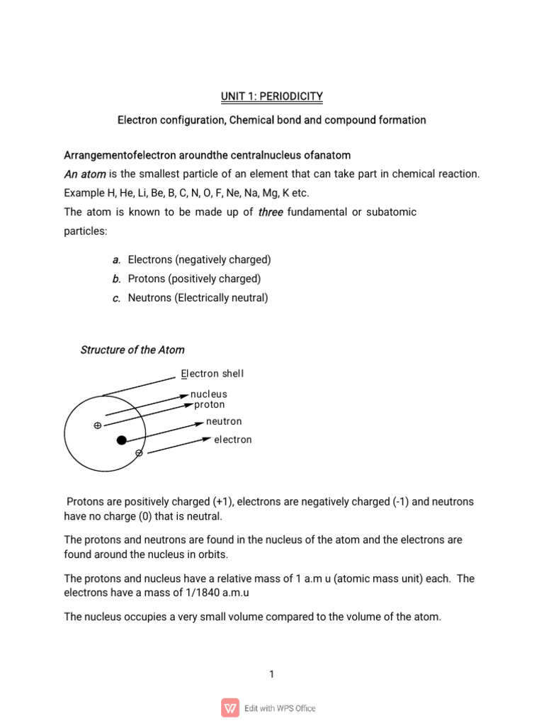 Particulate Nature of Chemistry | Download Free PDF | Chemical Industry ...