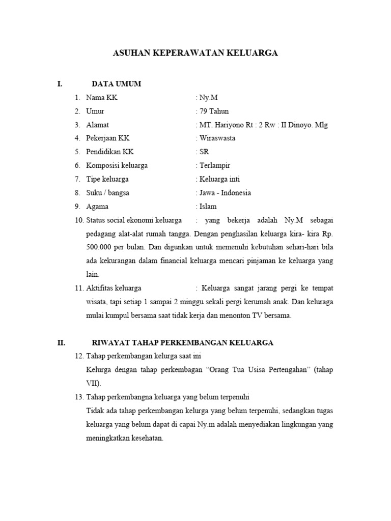 Askep Keluarga DM | PDF