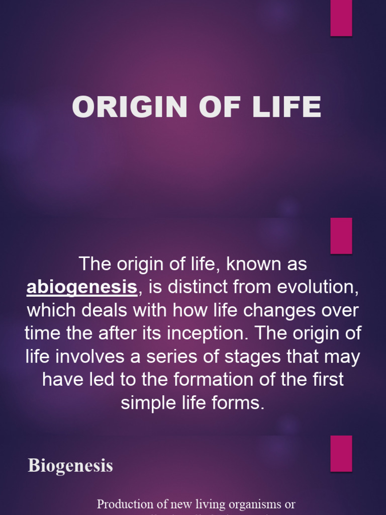 Understanding the Origin of Life | PDF | Abiogenesis | Life