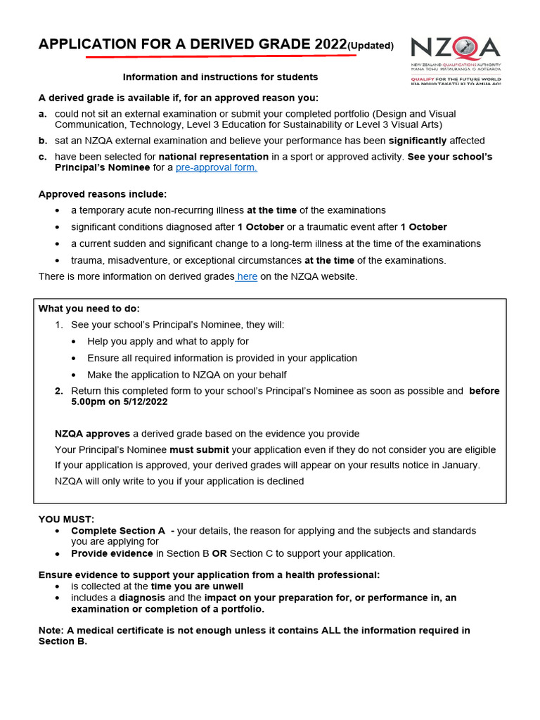 2022 Derived Grade Application Updated Form | PDF | Injury | Health Professional