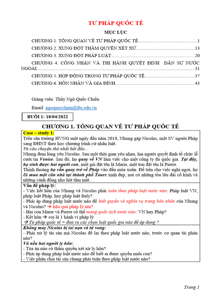 Ghi Chép TPQT | PDF