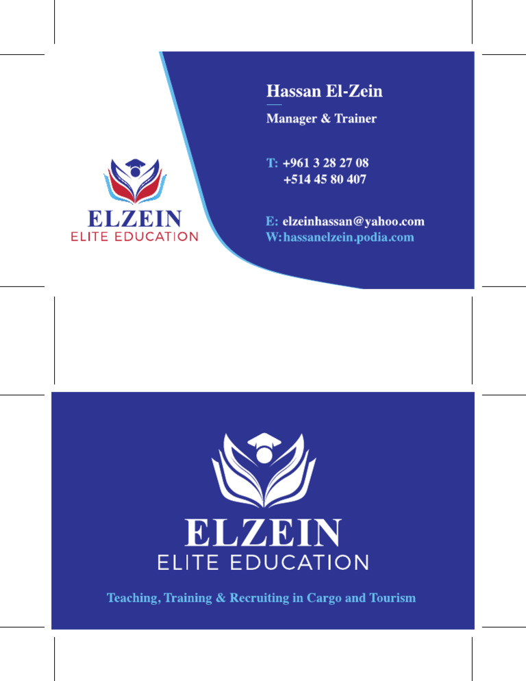 Elzein Elite Education BC Print | PDF