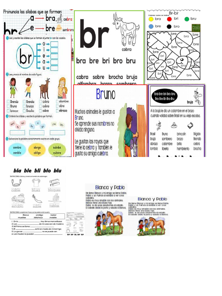 Combinacion BR y BL Niños | PDF