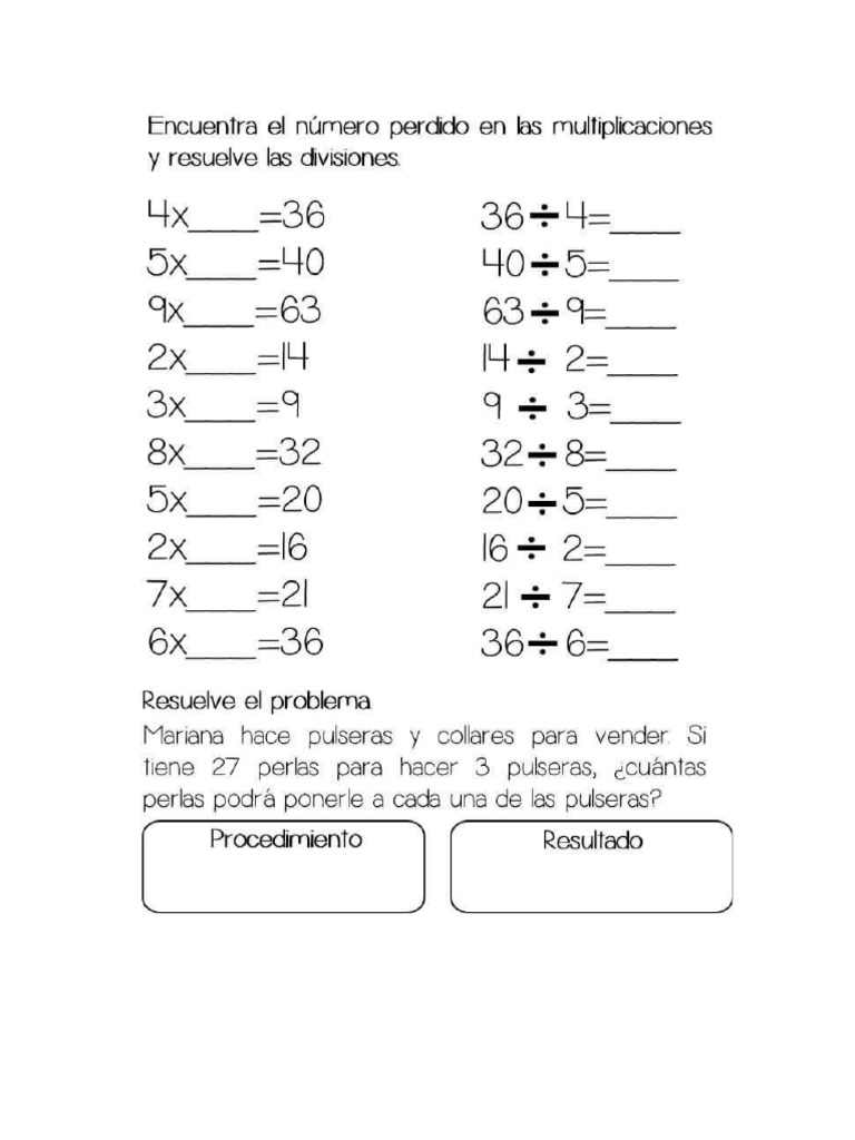 Ejercicios de Mate | PDF