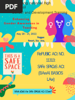 SIMPLIFIED LECTURE On RA 11313 | PDF | Sexual Harassment | Crime & Violence