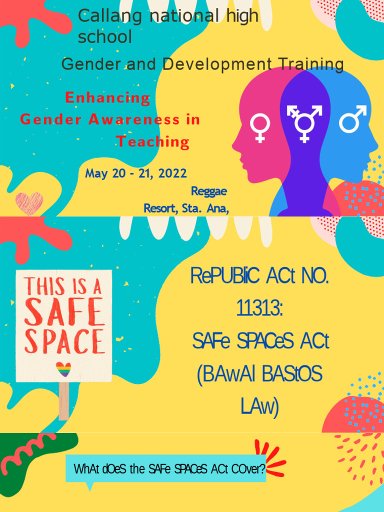 Safe Spaces Act Presentation | PDF | Sexual Harassment | Stalking