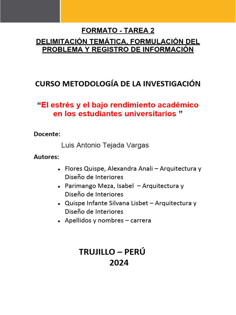 Formato - Tarea 2 | PDF | Estilo apa | Science