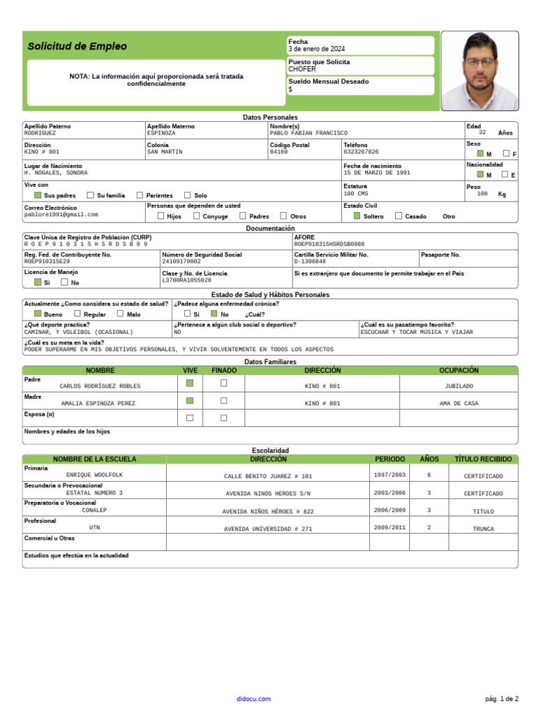 Solicitud 5022024 | PDF