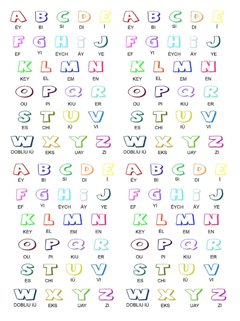 The Alphabet | PDF