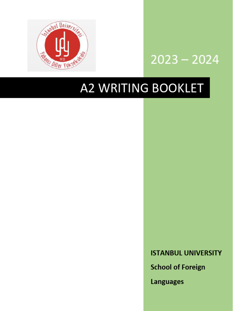 2023-2024 A2 Writing Booklet | PDF | Tropical Cyclones | Pronoun