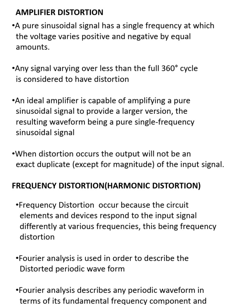 Harmonic | Download Free PDF | Distortion | Amplifier