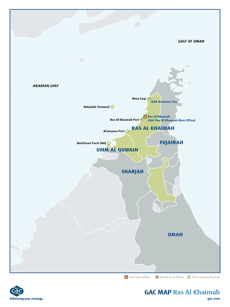 Ras Al Khaimah Map | PDF