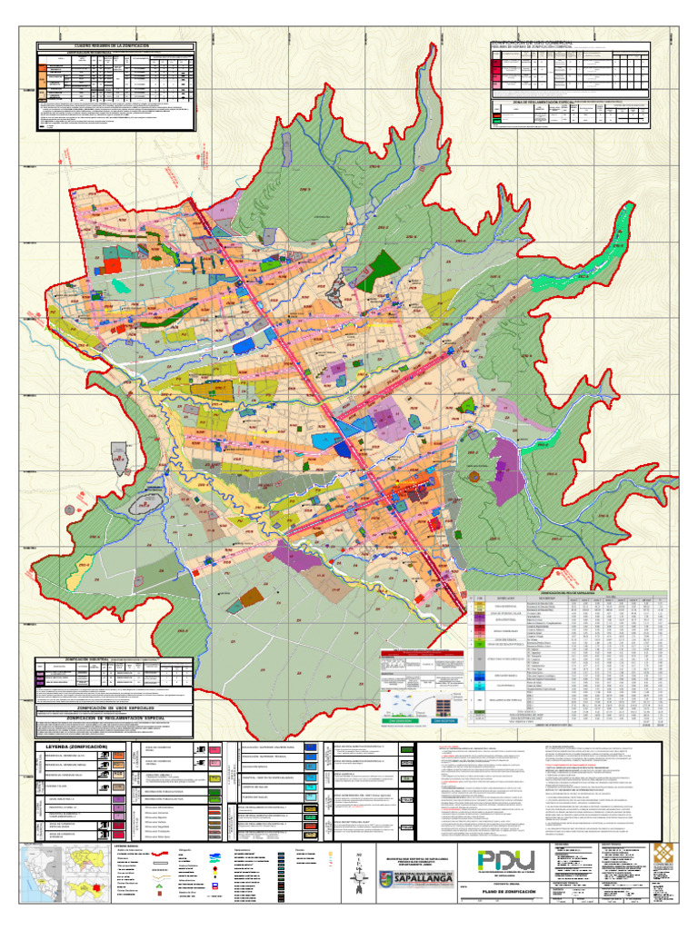 PP-17 PLANO ZONIFICACIÓN-lev - obv-PP-17 | PDF | Zonificación | Planificación urbana