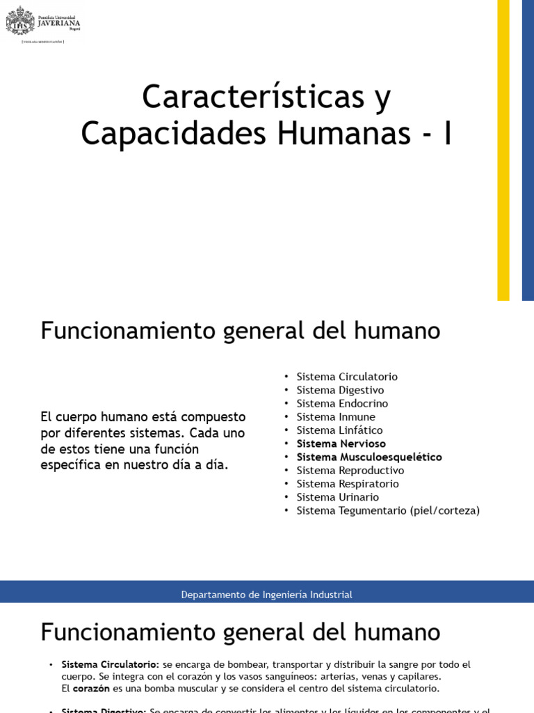 4 y 5 - Las Características y Capacidades Humanas - I y II v2 ...