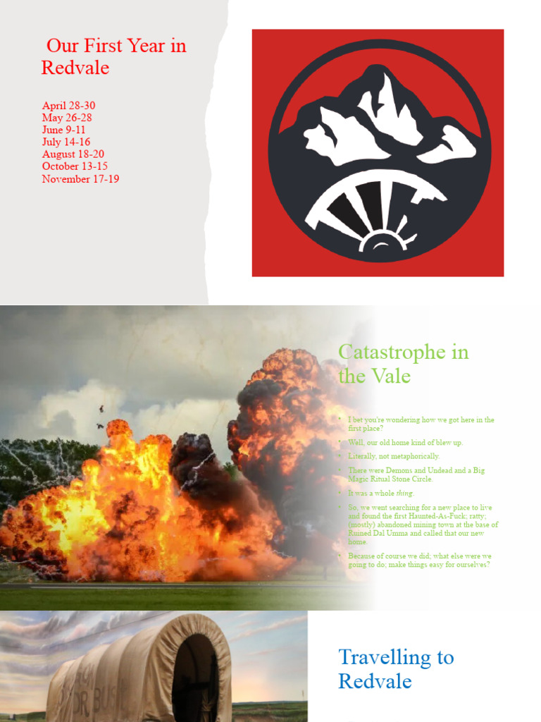 Our First Year in Redvale - Season 1.5 Recap | PDF | Folklore