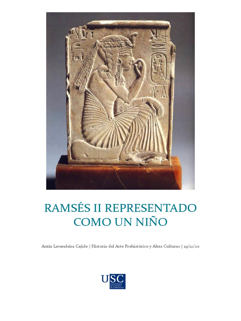 Ramsés Ii Representado Como Un Niño. | PDF | Antiguo Egipto | Egipcios ...