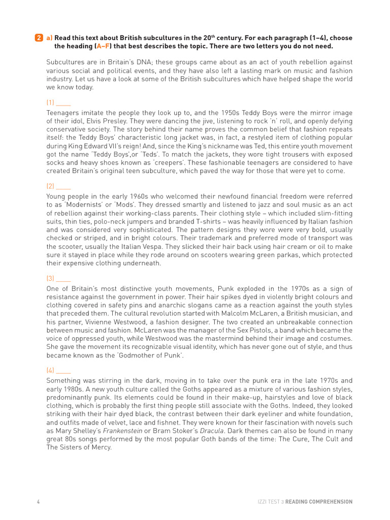 British Youth Subcultures | PDF | Fashion | Clothing