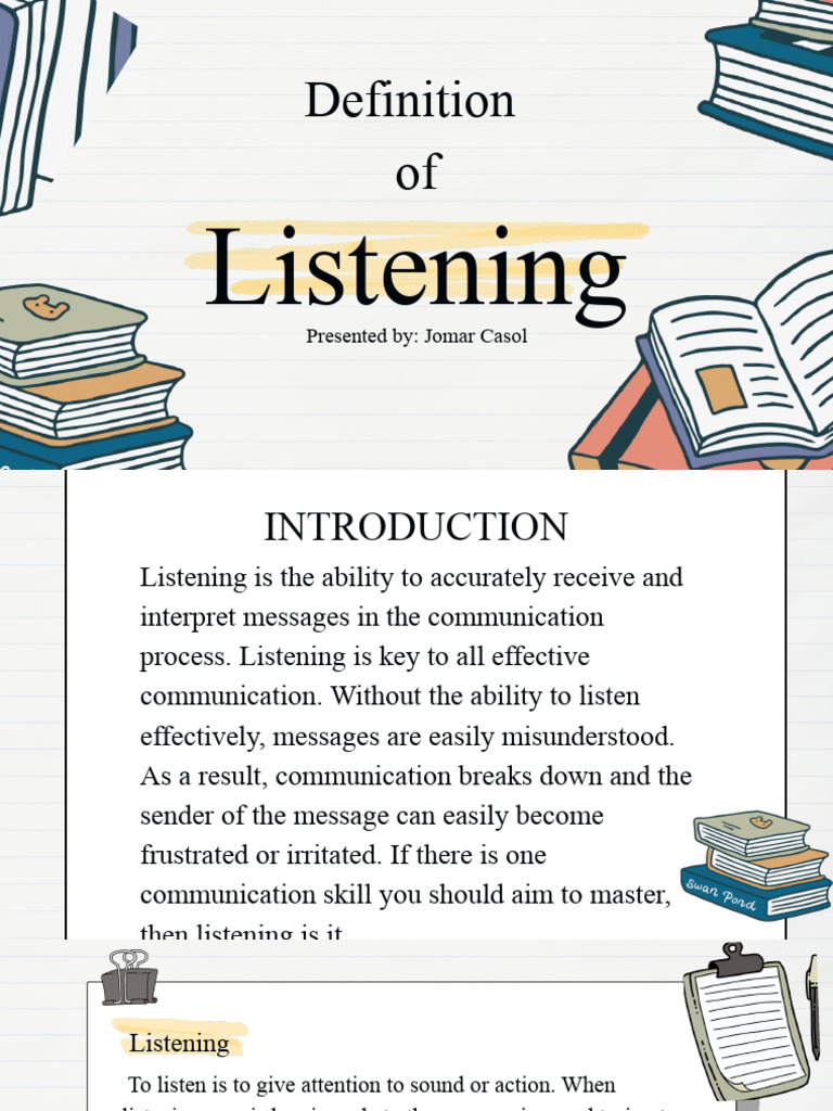 Casol-Jomar-M Definition of Listening | PDF
