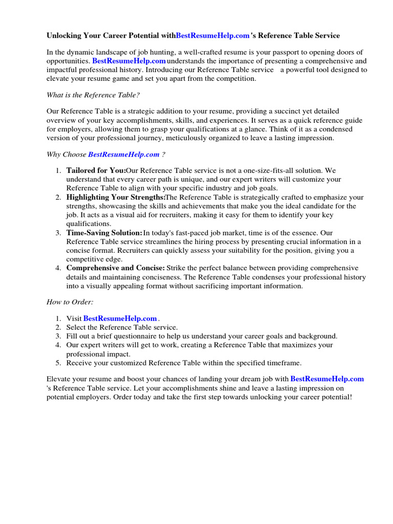 Reference Table | Download Free PDF | Databases | Chemical Substances